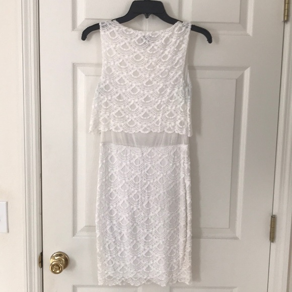 bebe | Dresses | Little White Bebe Cocktail Dress | Poshmark